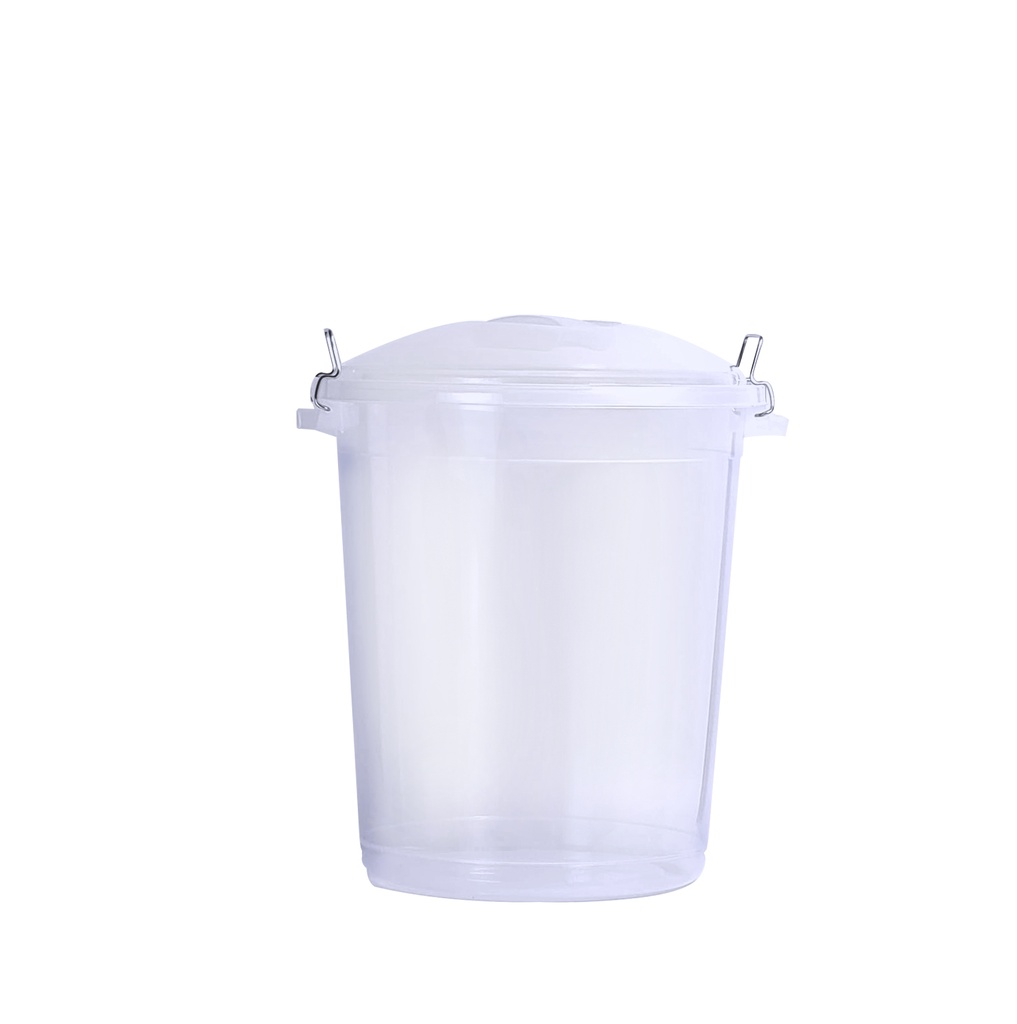 [P70052] 35 Liter Deep Round Plastic Box with Lid (6 pc/ctn) | Uniware ...