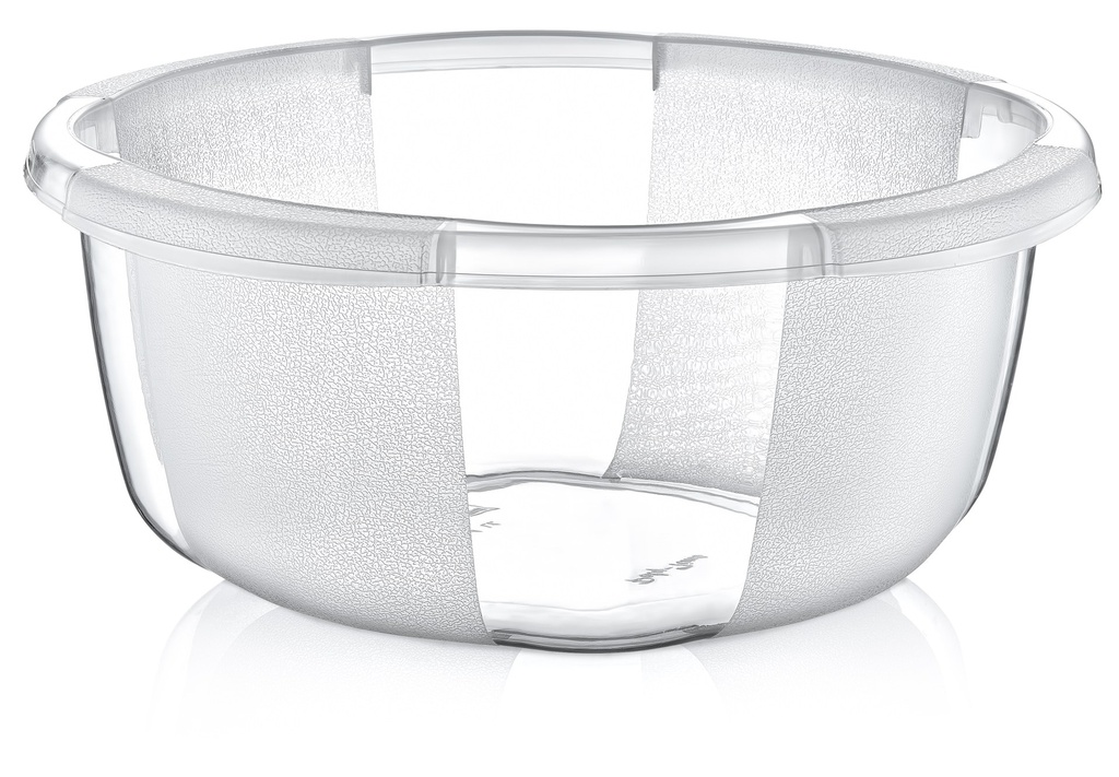 [P70007-2.3] 2.3 Liter Plastic Stella Round Transparent Basin (48 pcs ...