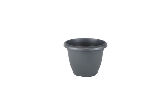 [FL0011GY] 0.6LT Villa Flower Pot with Tray, 125X102mm (120 pc/ctn ...